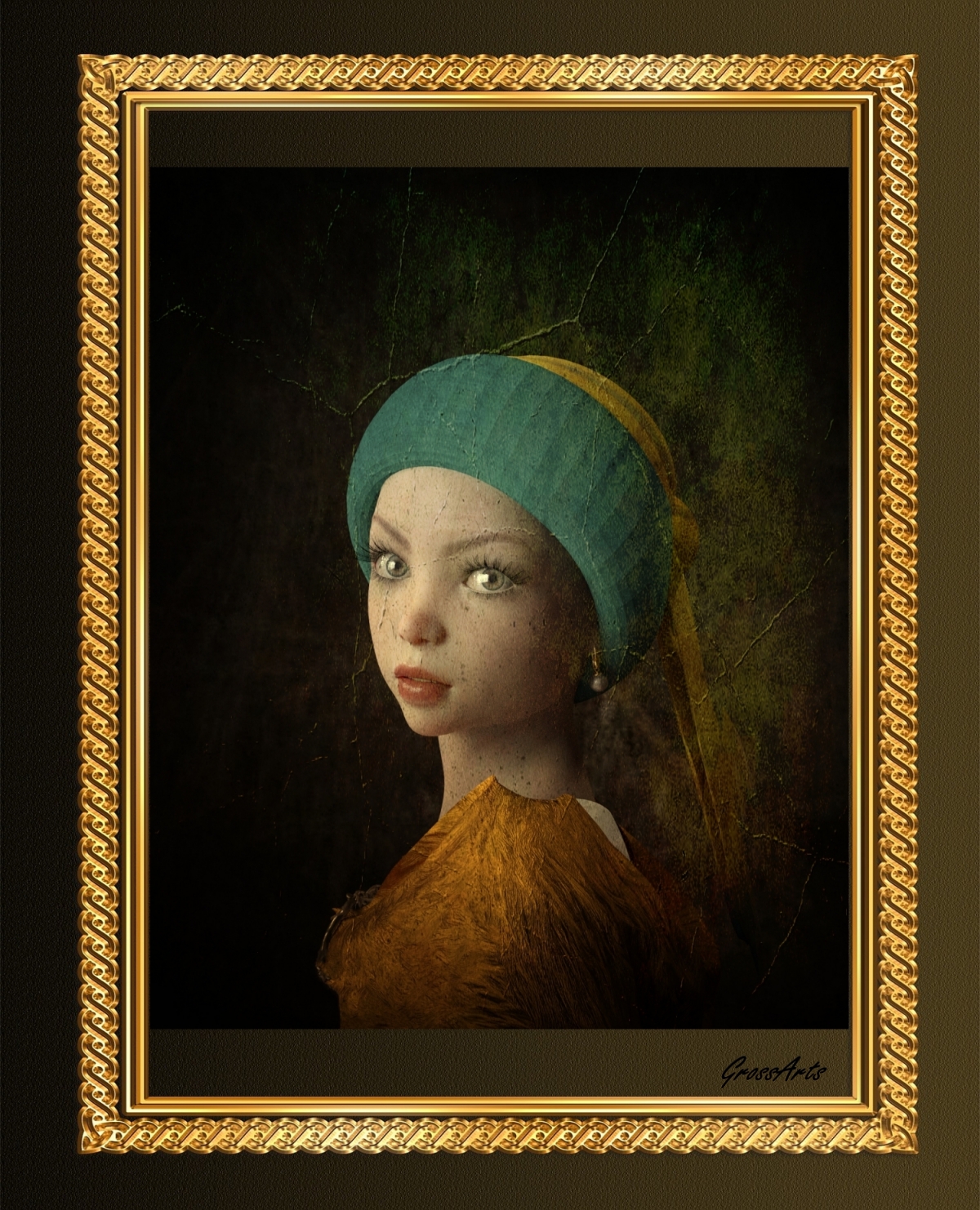 Das Mädchen Mit Dem Perlenohrring Ala`jan Vermeer Active Rendering